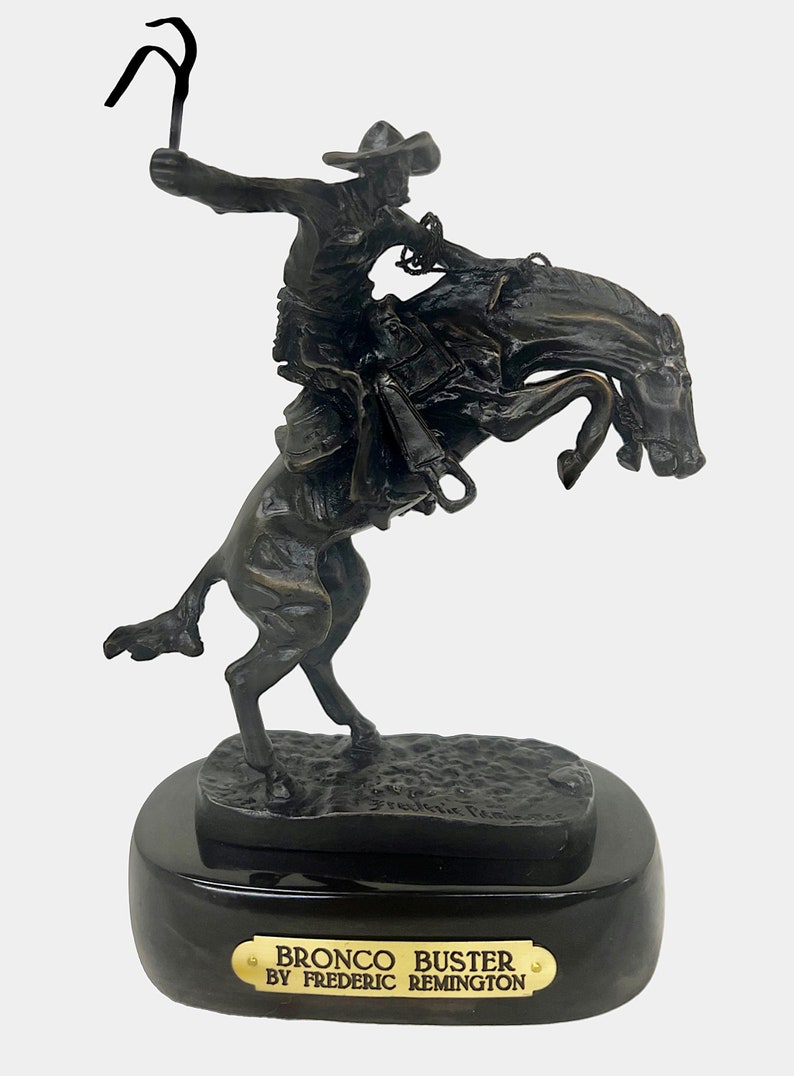 Frederic Remington “bronco Buster” Bronze Sculpture - Baby to Jumbo ...