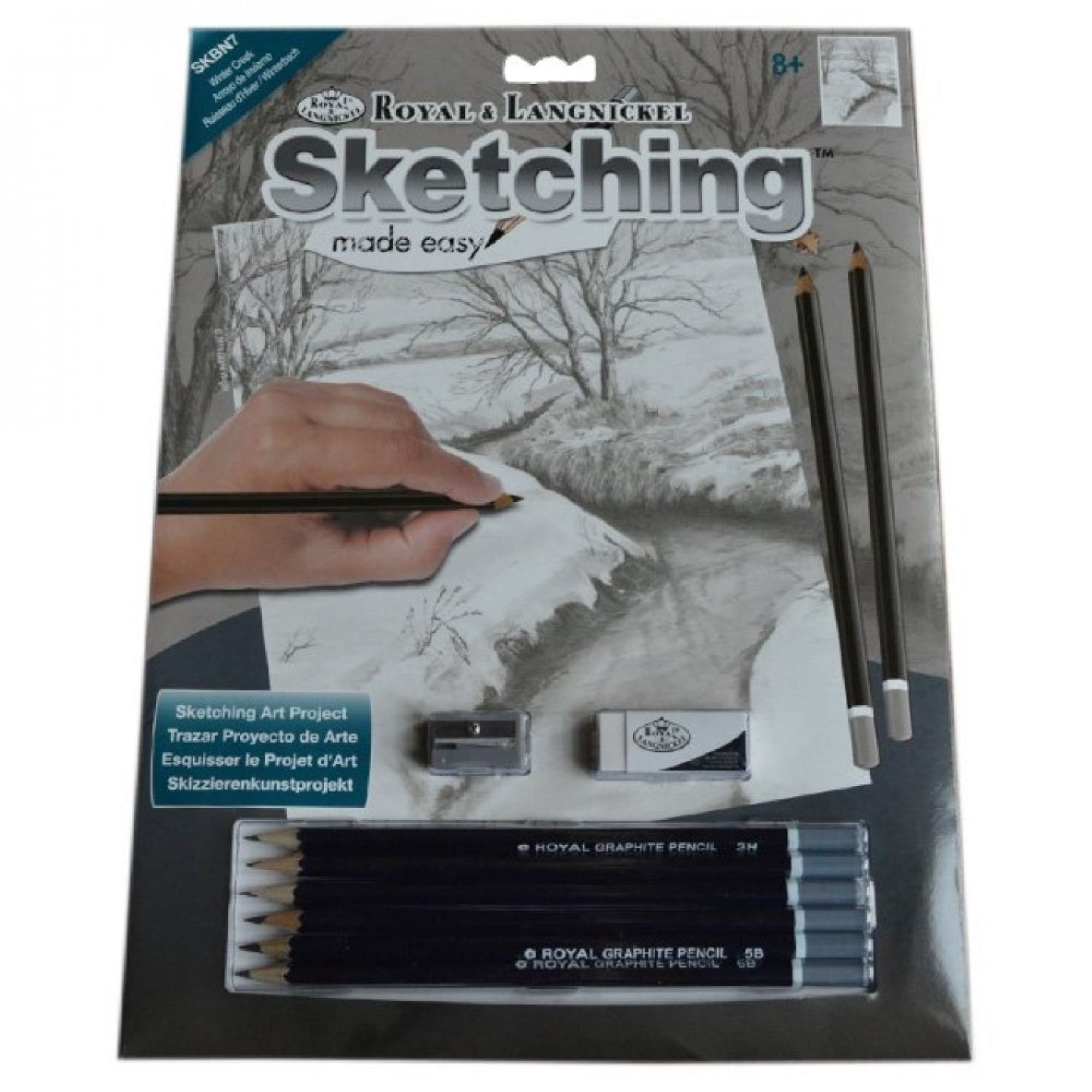 Royal & Langnickel Sketching Made Easy Drawing Set, Sketching Set for ...