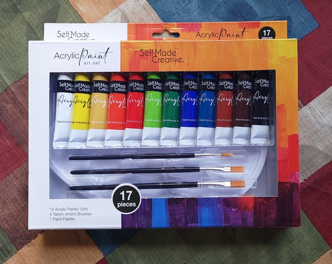 Selfmade Creative Acrylic Paint Set of 17 for Artists, Adults ...