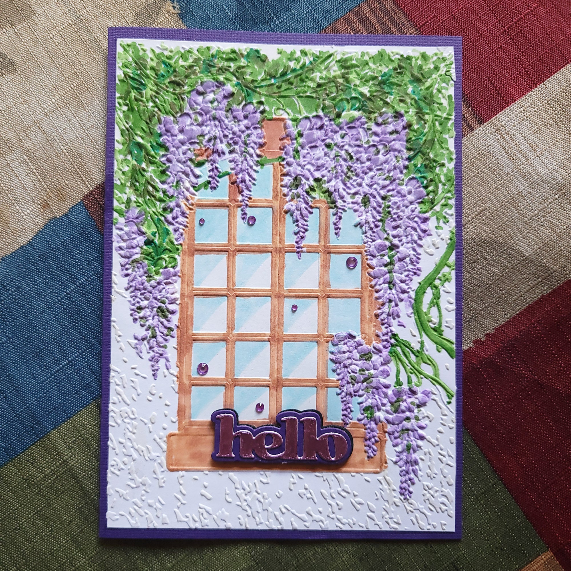 Rustic Window Embossing Folder, Card Making 3D Effect Embossing Folder ...