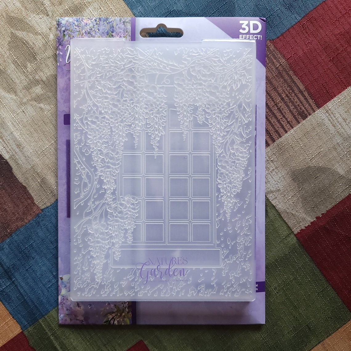 Rustic Window Embossing Folder, Card Making 3D Effect Embossing Folder ...