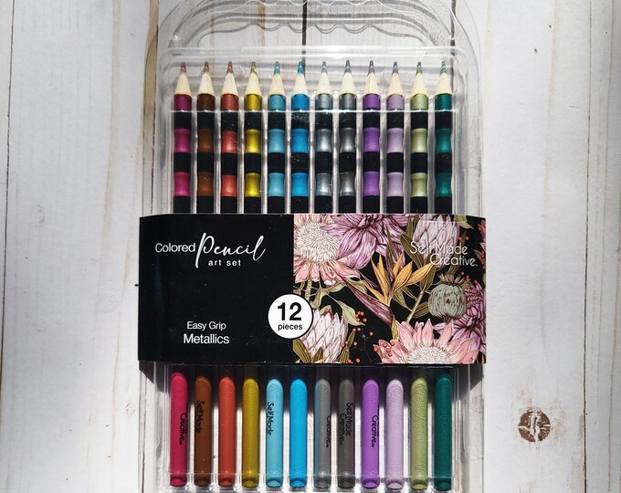 Sketching/drawing Artist Quality Metallic Pencil Set of 12, Drawing ...