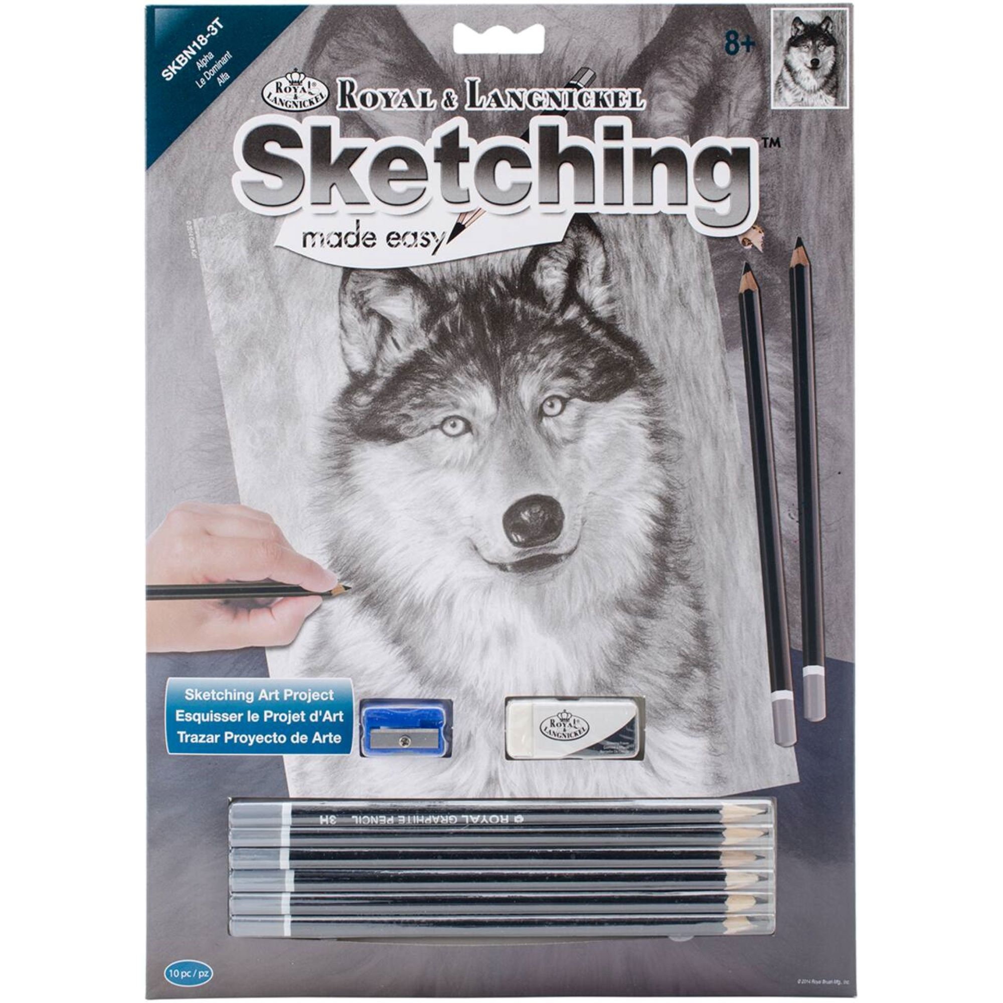 Royal & Langnickel Sketching Made Easy Drawing Set, Sketching Set for ...