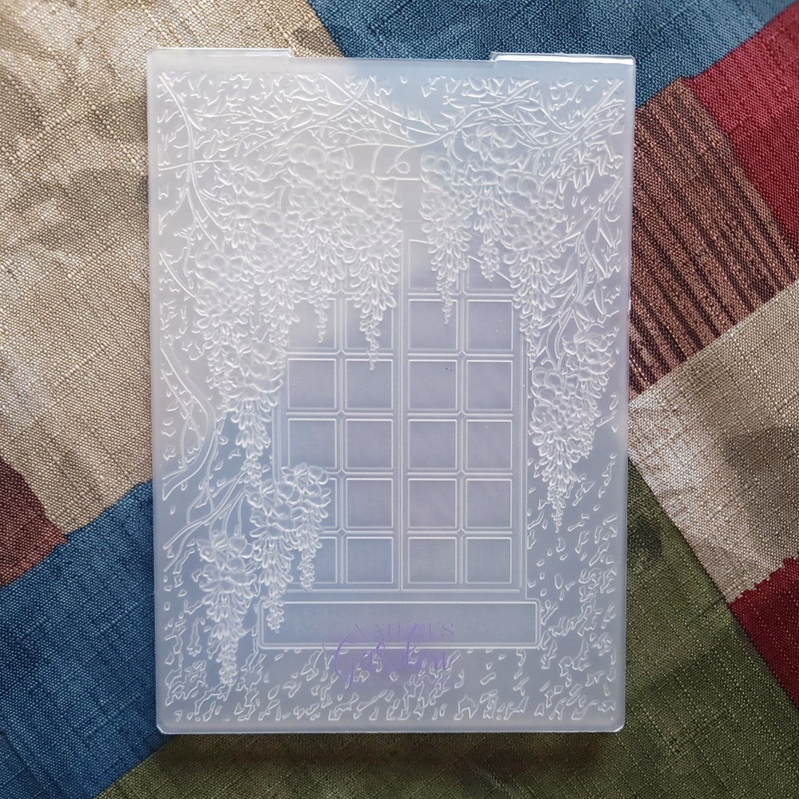 Rustic Window Embossing Folder, Card Making 3D Effect Embossing Folder ...