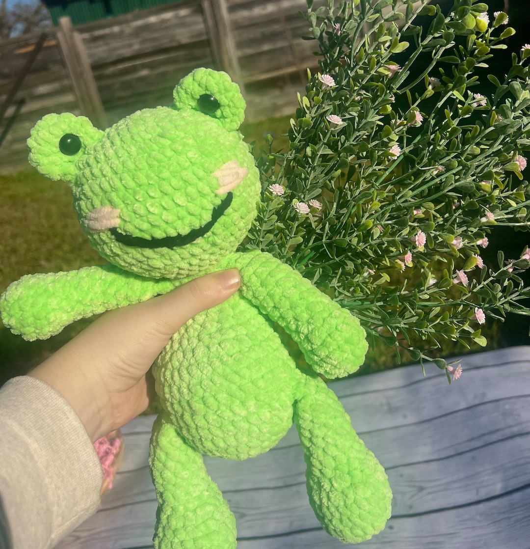 Little Frog Crochet Pattern Cute Frog Crochet Pattern Easy Frog Crochet ...