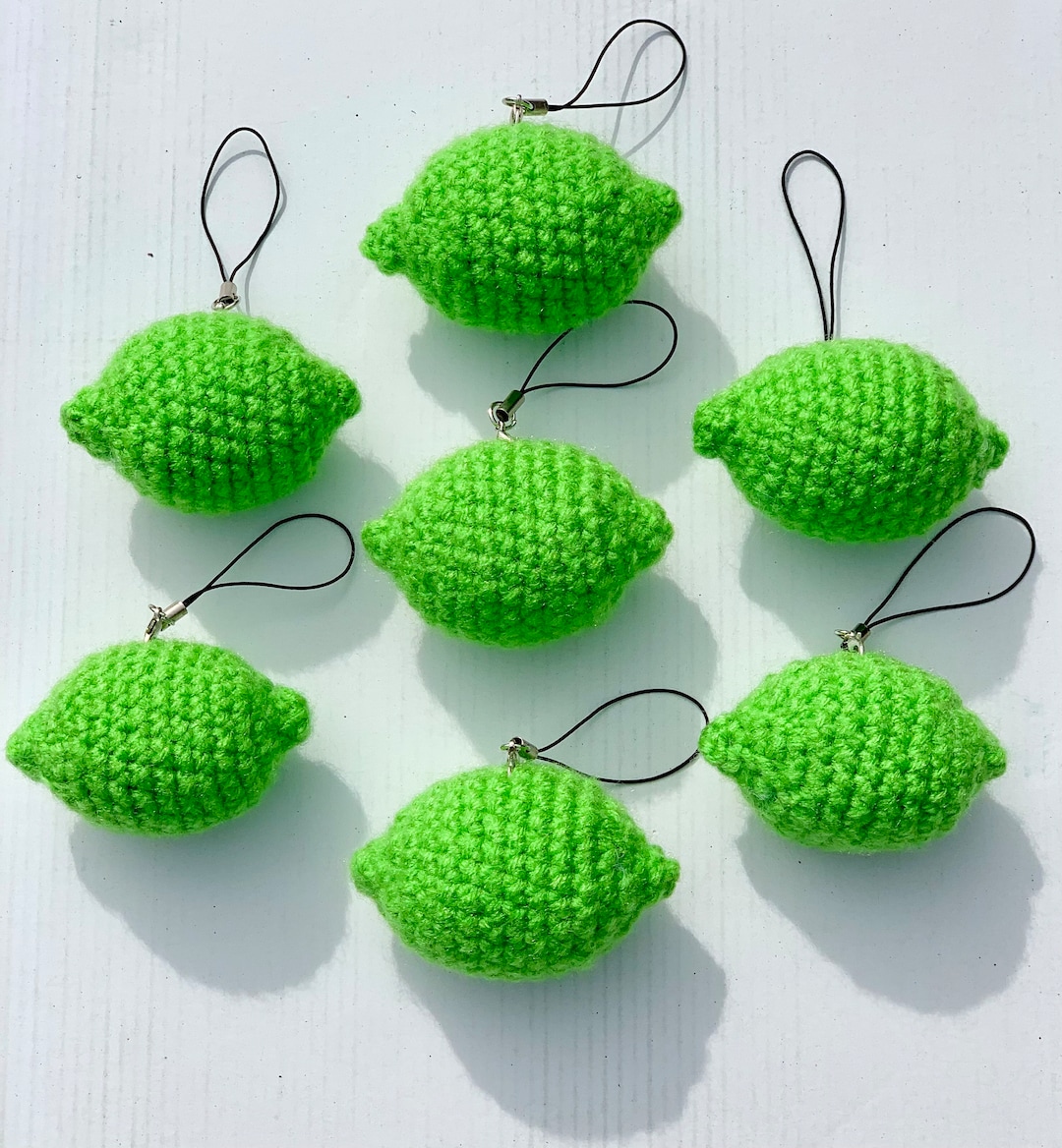 Lime Citrus Crochet Keychains | Crochet Citrus Plush | Cute Crochet ...