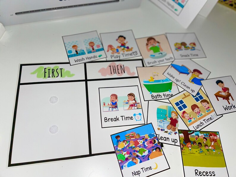 Children’s Visual ( First , Then) - Etsy