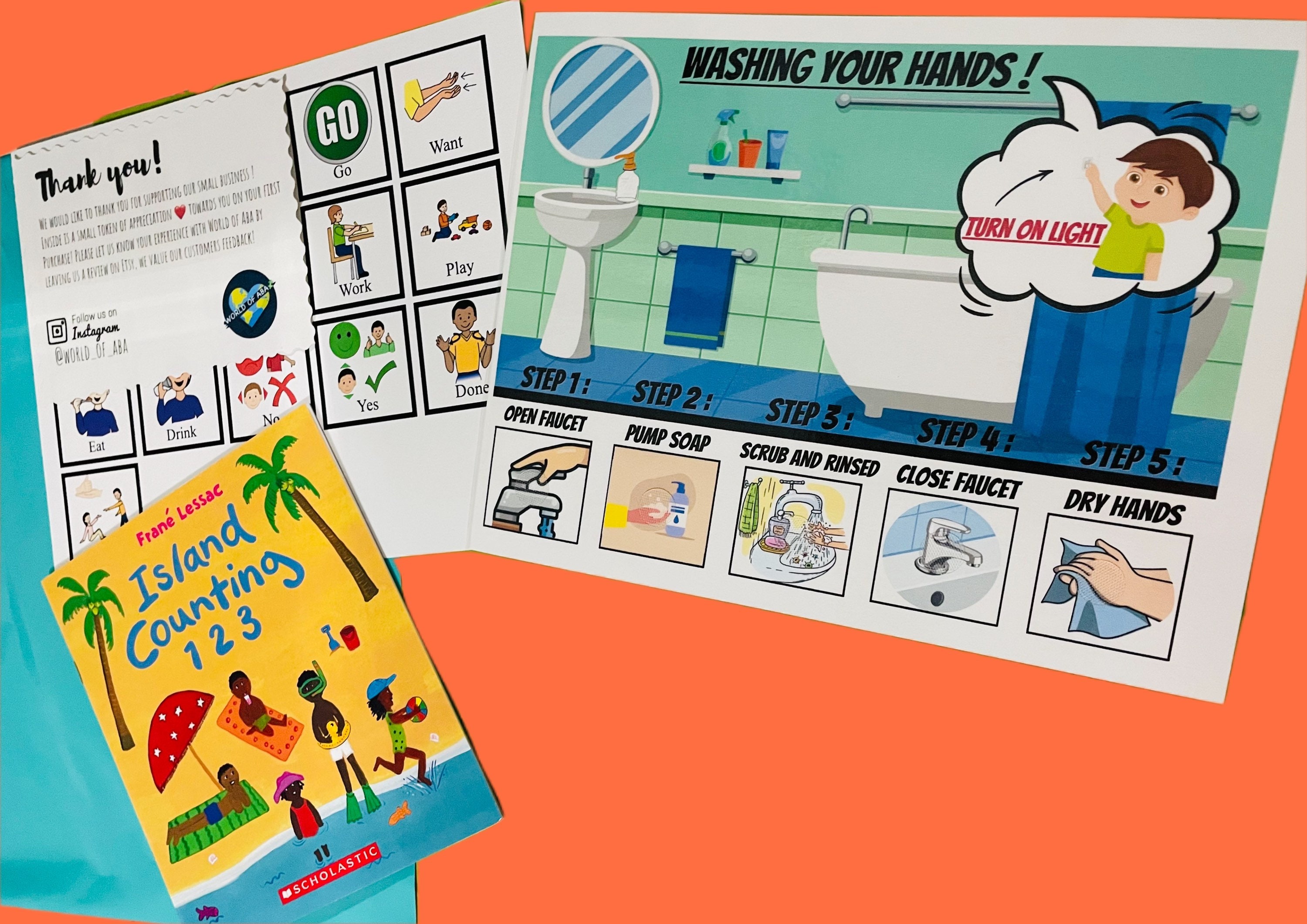 Visual Aid for Children ( Wash Your Hands! Steps) - Etsy