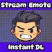 Chibi Angry Boy Twitch Emote: Streamer Rage Reaction (112x112 PNG) - Etsy