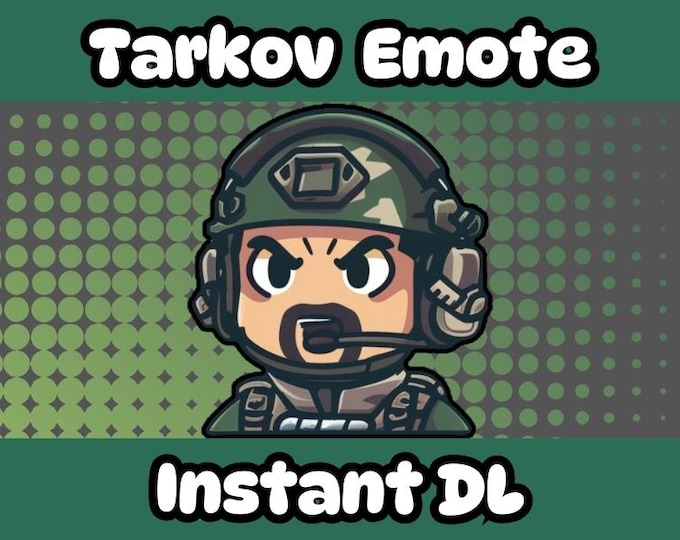 Escape From Tarkov Twitch Emote: Pixel Art Stream Overlay (PNG Digital ...