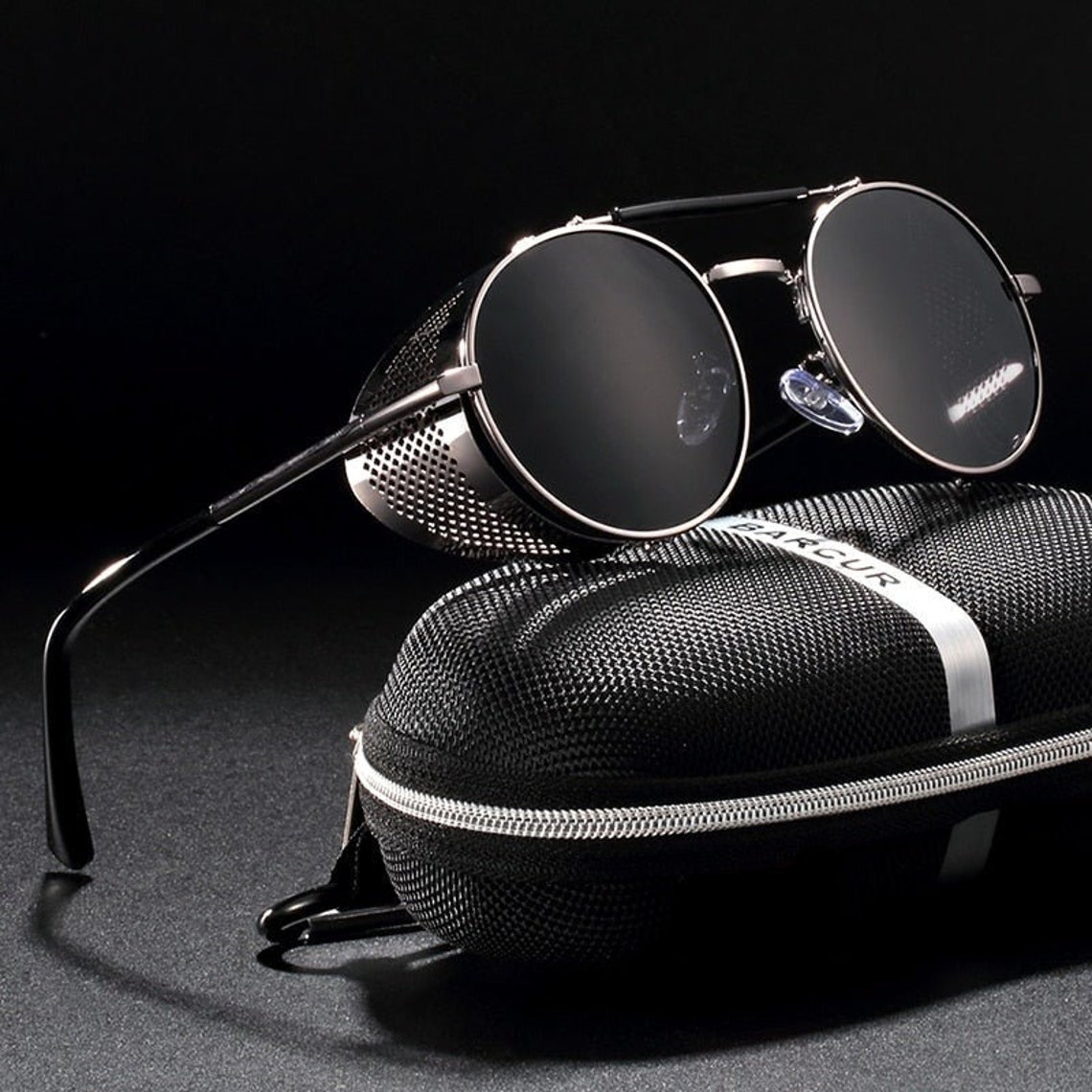 Steampunk Round Men Sunglasses Gold Round Sunglasses Steampunk Etsy