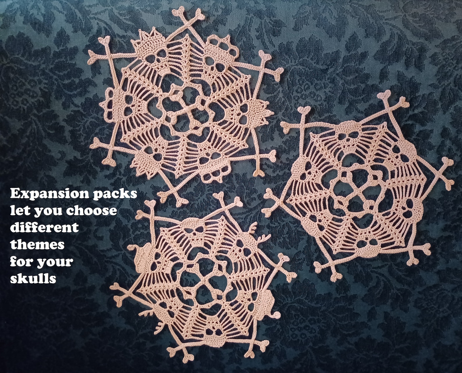 Skulls & Crossbones Doily Pattern - Base Pattern - Etsy