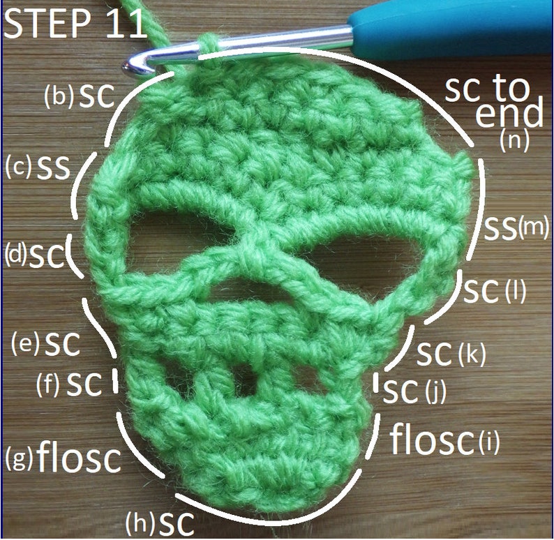 Granny Goth Skully Square | Etsy