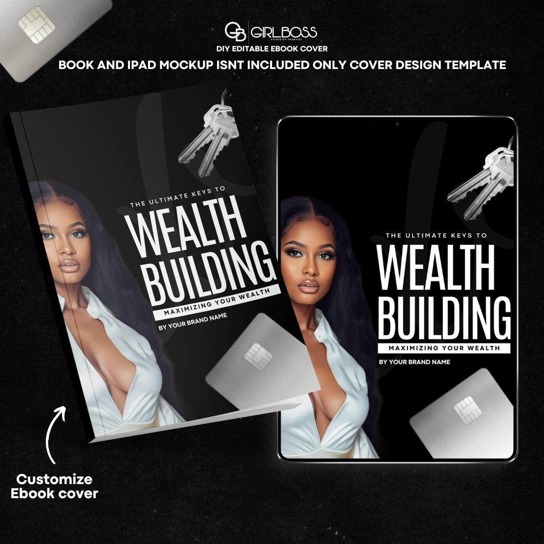 Ebook Cover Template, Ebook Cover, Planner Cover, Wealth Ebook Cover ...