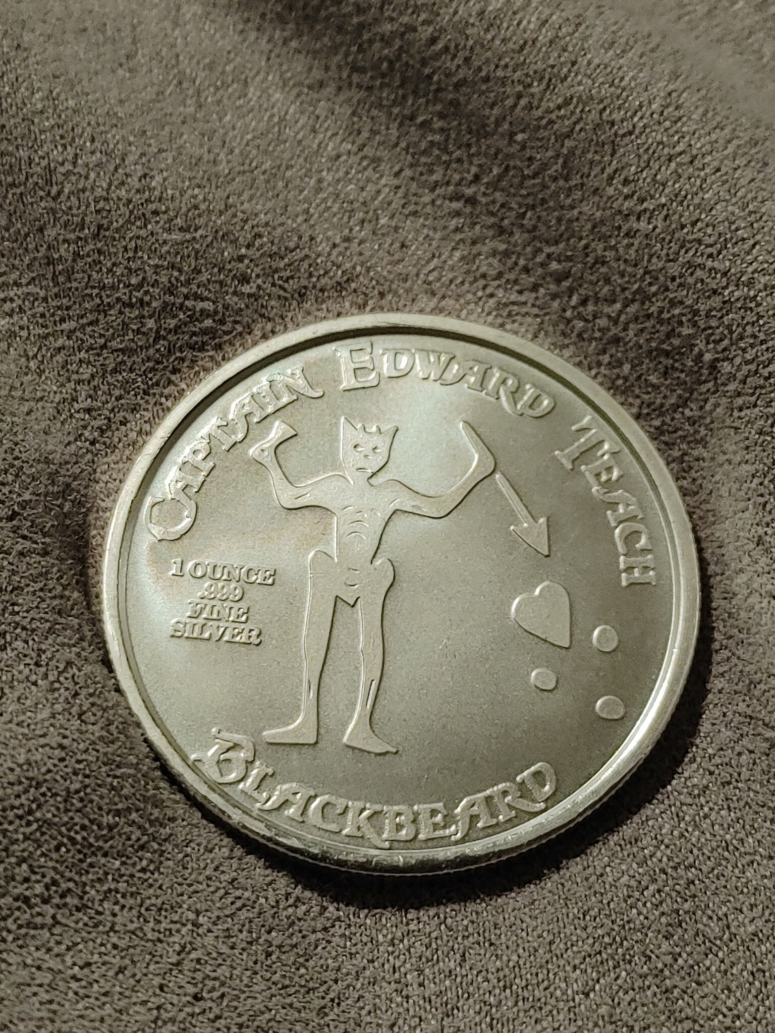 Blackbeard Coin Ring - Etsy