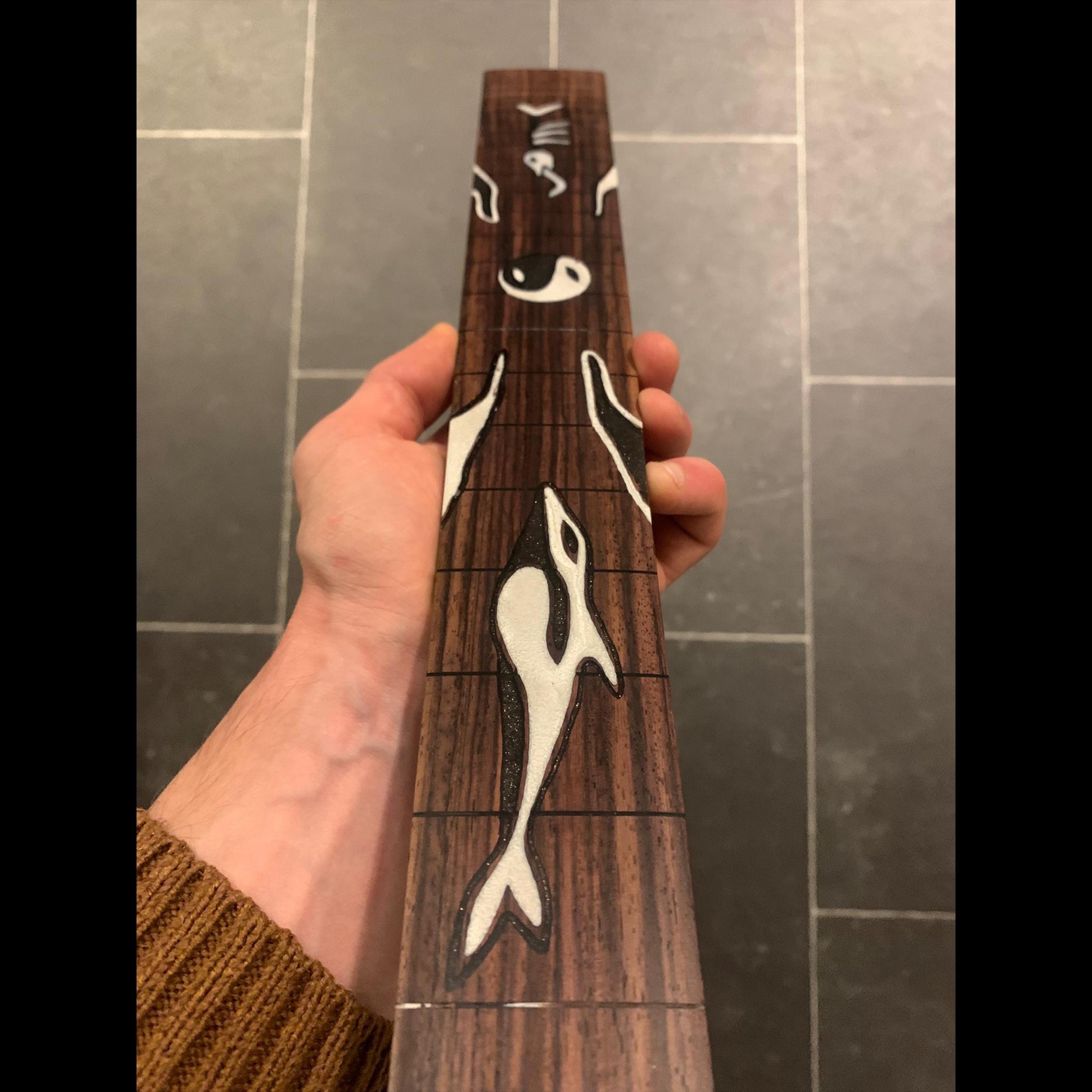 CUSTOM FRETBOARD for Electric Guitar HANDMADE - Etsy