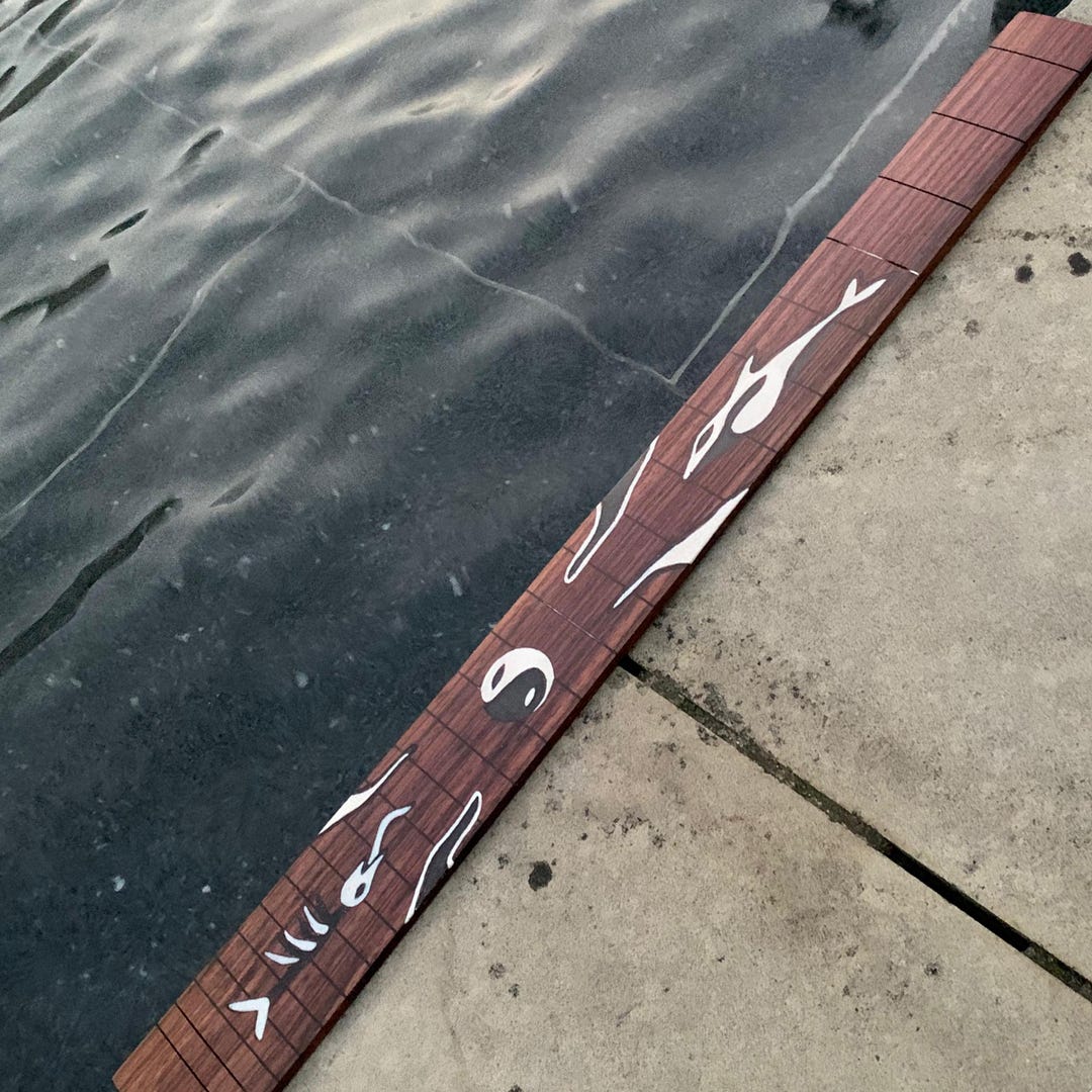 CUSTOM FRETBOARD for Electric Guitar HANDMADE - Etsy