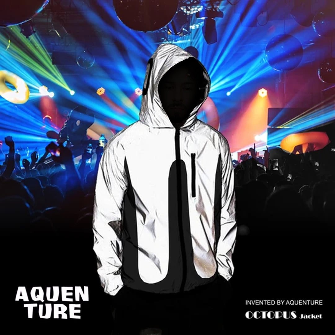 RAVE Jacket glow-in-dark Octopus as Seen on Youtube - Etsy