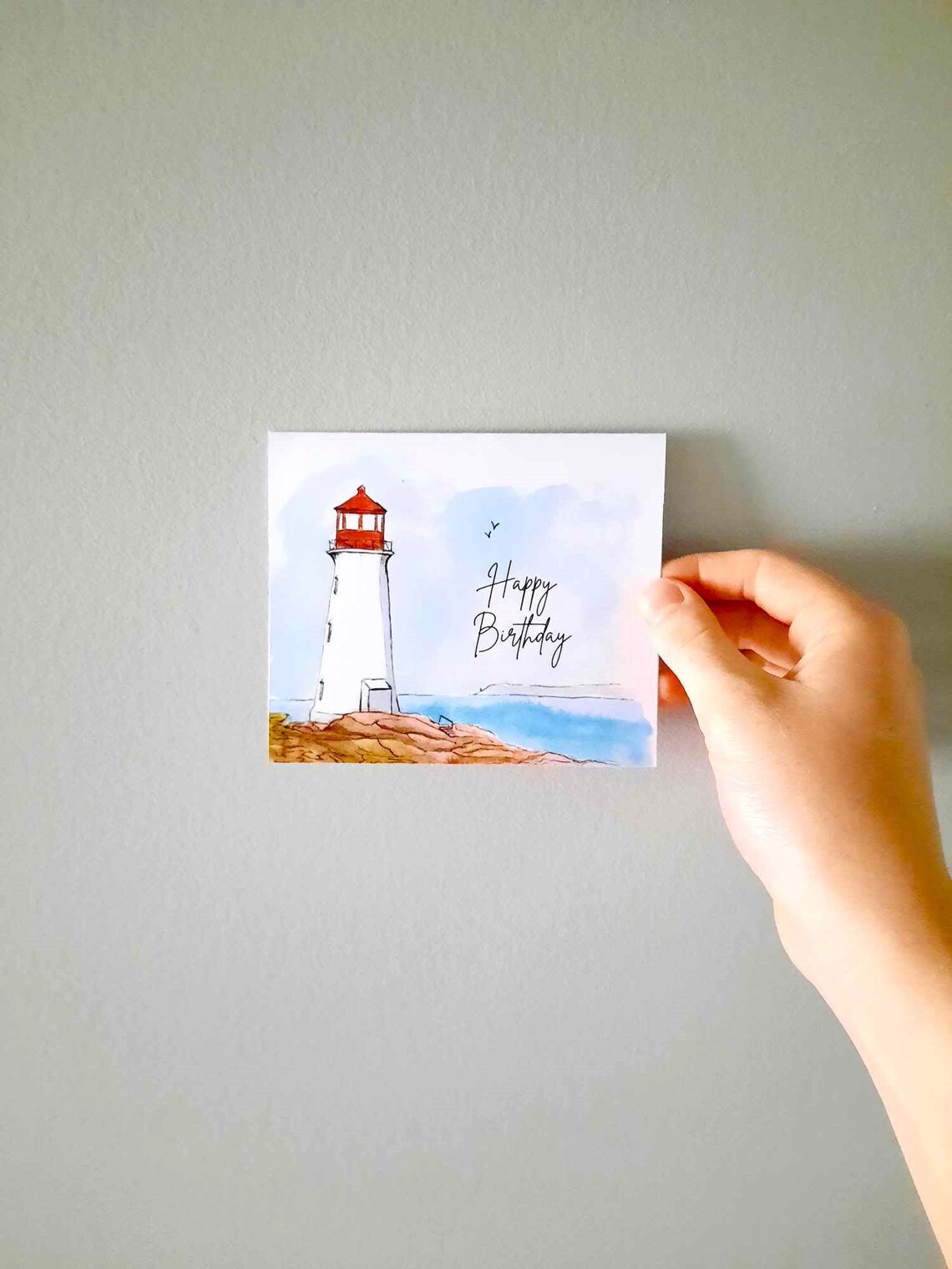 Lighthouse Card | Birthday Card - Etsy