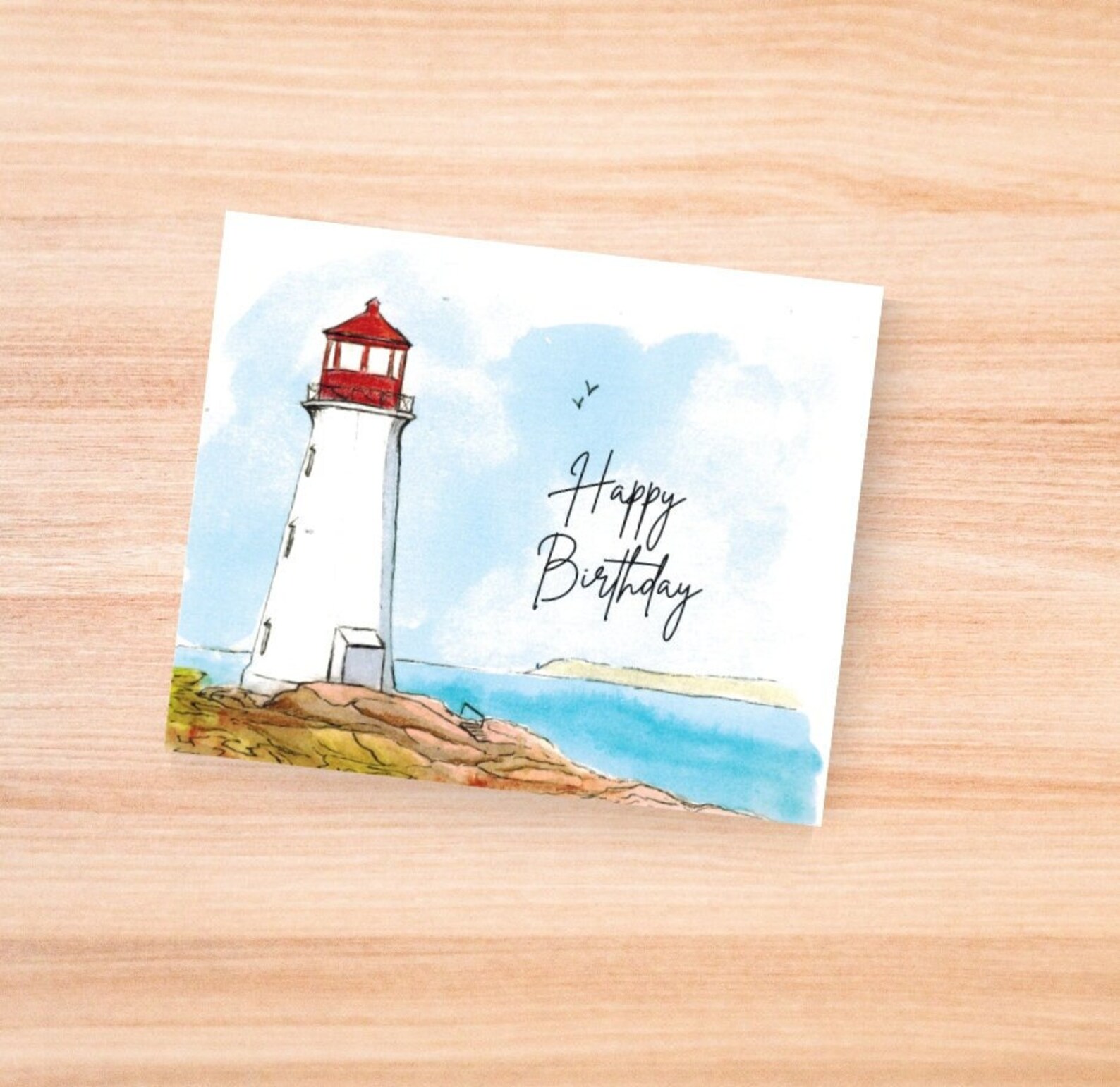 Lighthouse Card | Birthday Card - Etsy