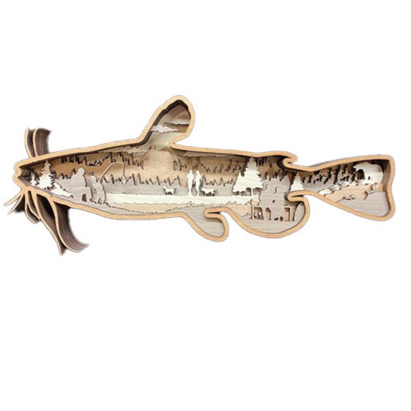 Layered Wood Art - Etsy