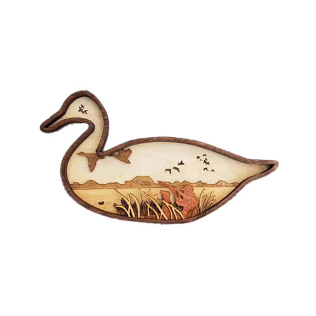 3D Duck Layered Art Wooden Layer Art Wood Cutout Laser Cut Gifts Gifts ...