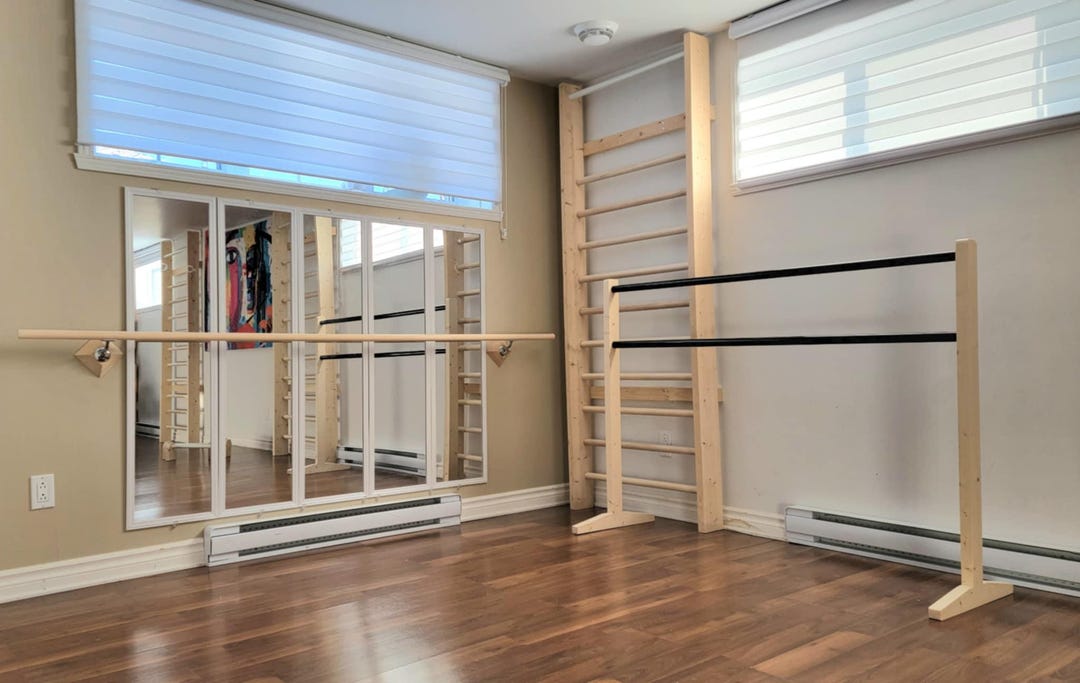 6 Ft Wall Ballet Barre, Dance Studio, Easy Install, Fitness, Yoga, Home ...