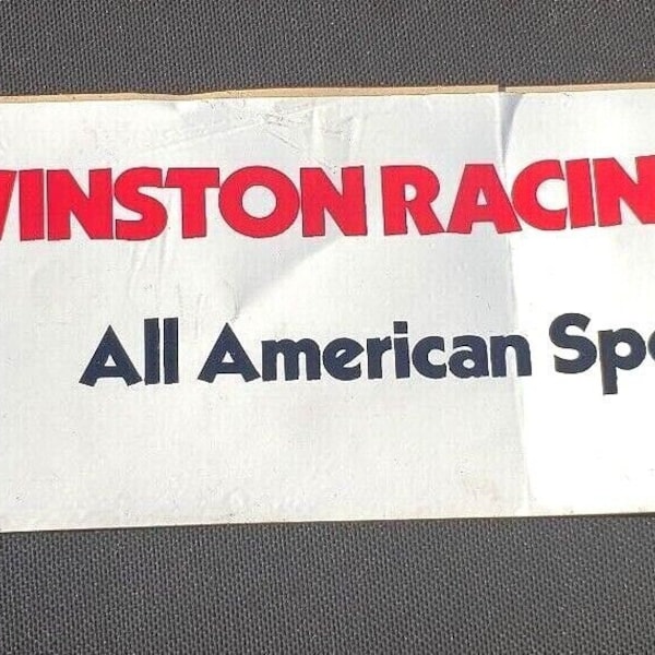 Vintage Nascar Decal - Etsy