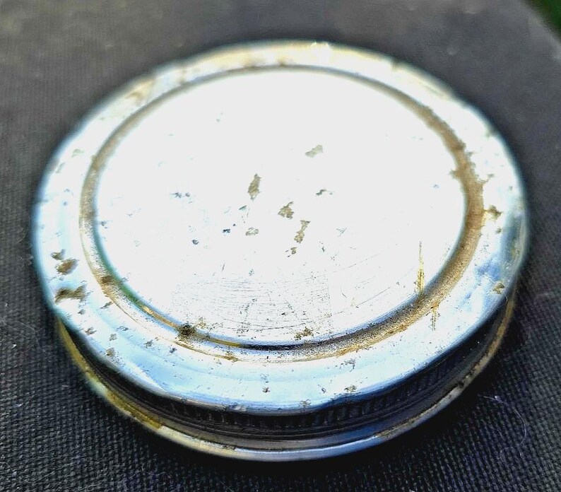 Green Owens-illinois Diagonal Ribbed Design Canister Jar With Tin Lid 6 ...
