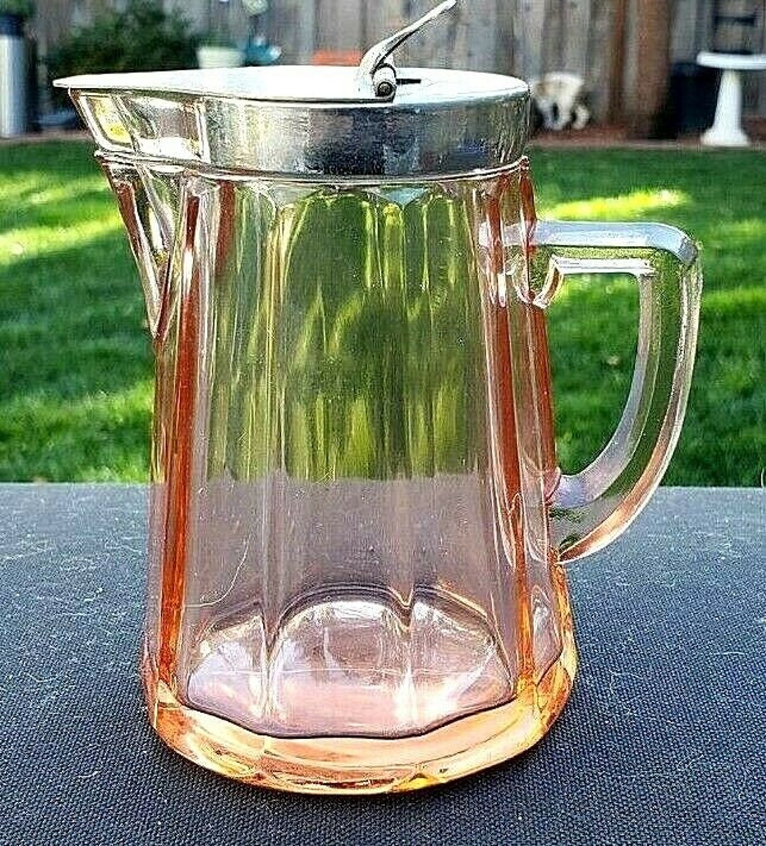Heisey Flamingo Mcgrady Syrup With Sanitary Clip Metal Lid 7 Oz. - Etsy
