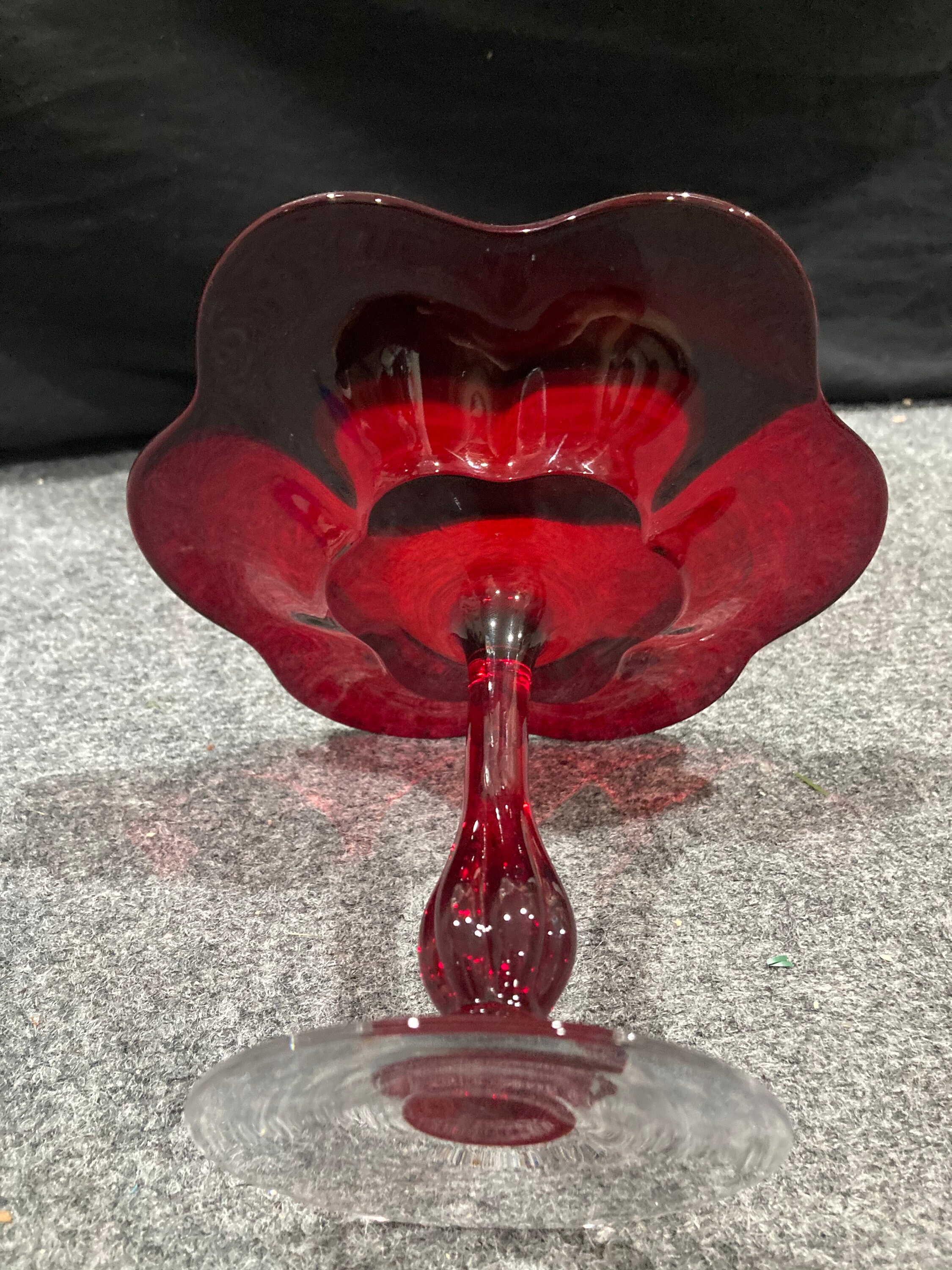 Rare Vintage Duncan Miller Canterbury Pattern 115 Ruby Red | Etsy