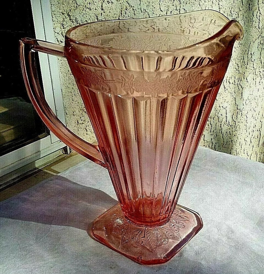 Pink Adam 32 Oz. Pitcher 8" Tall - Etsy