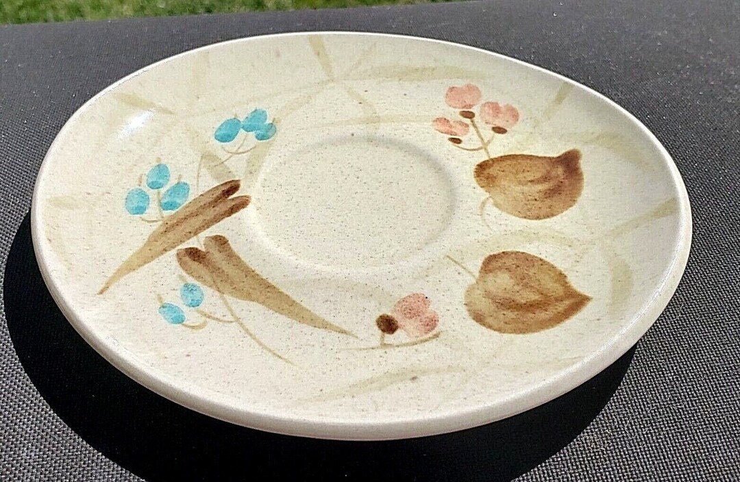 Red Wing Pottery Random Harvest Flat Saucer Futura Shape - Etsy