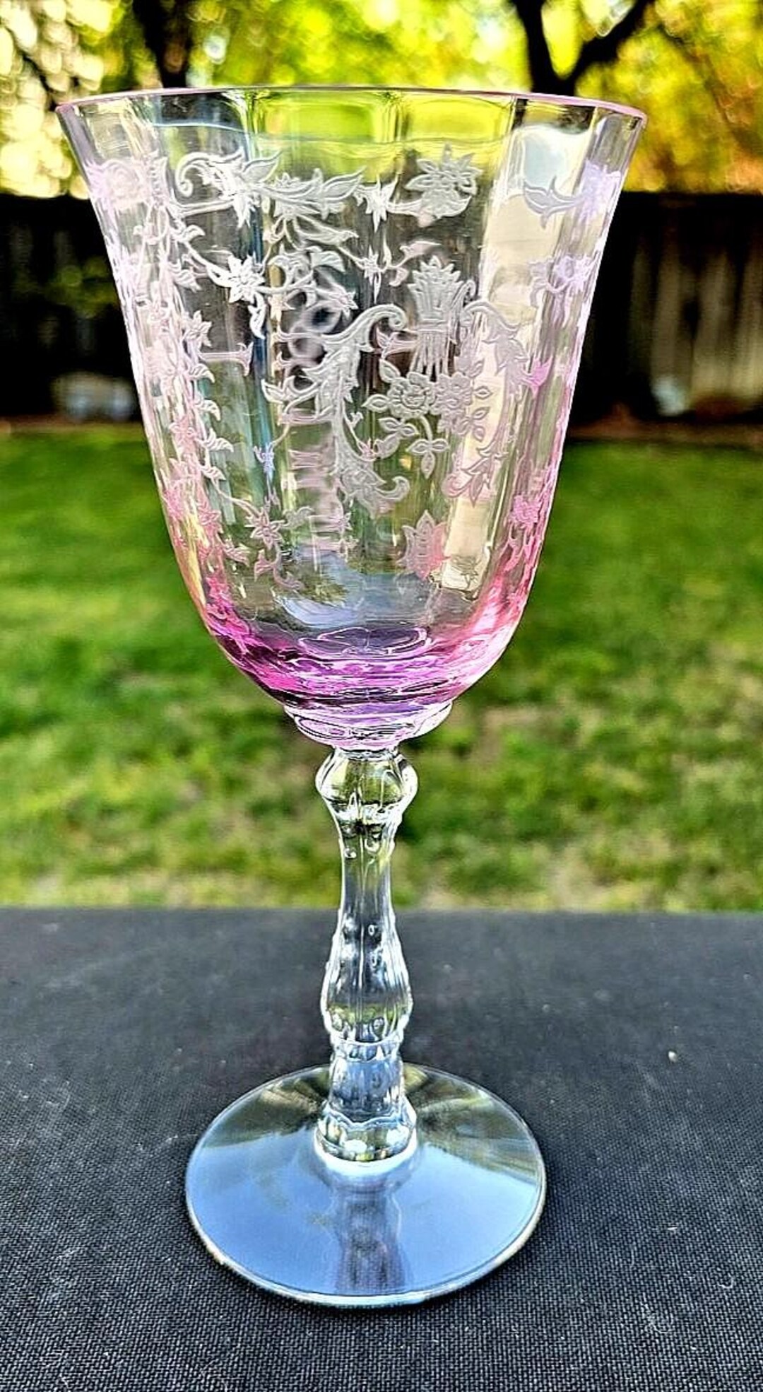 Pink Fostoria Navarre 6016 Water Goblet 7 5/8" X 3 3/8" - Etsy