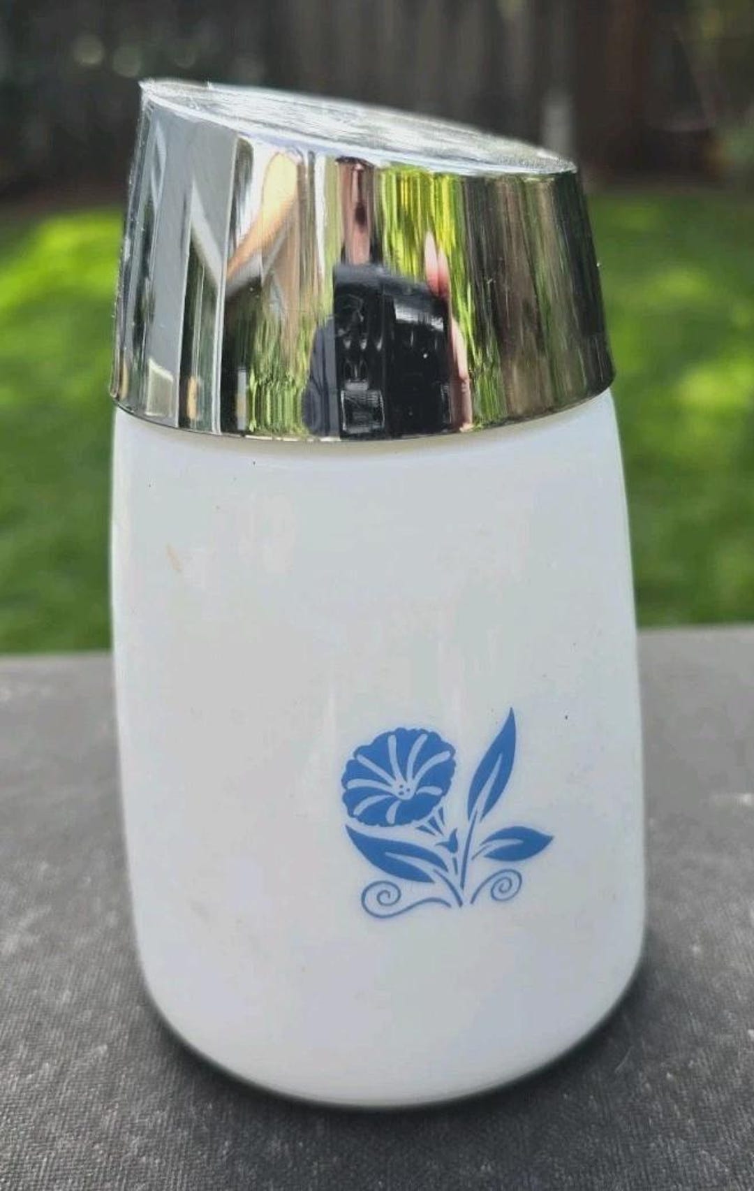 Vintage Corning Ware Cornflower Blue Sugar Top Dispenser 2A-930 Santa ...