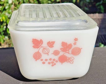 Vintage Pyrex Homestead 502 Refrigerator Dish With Lid - Etsy