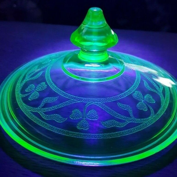 Rare Vaseline Glass - Etsy
