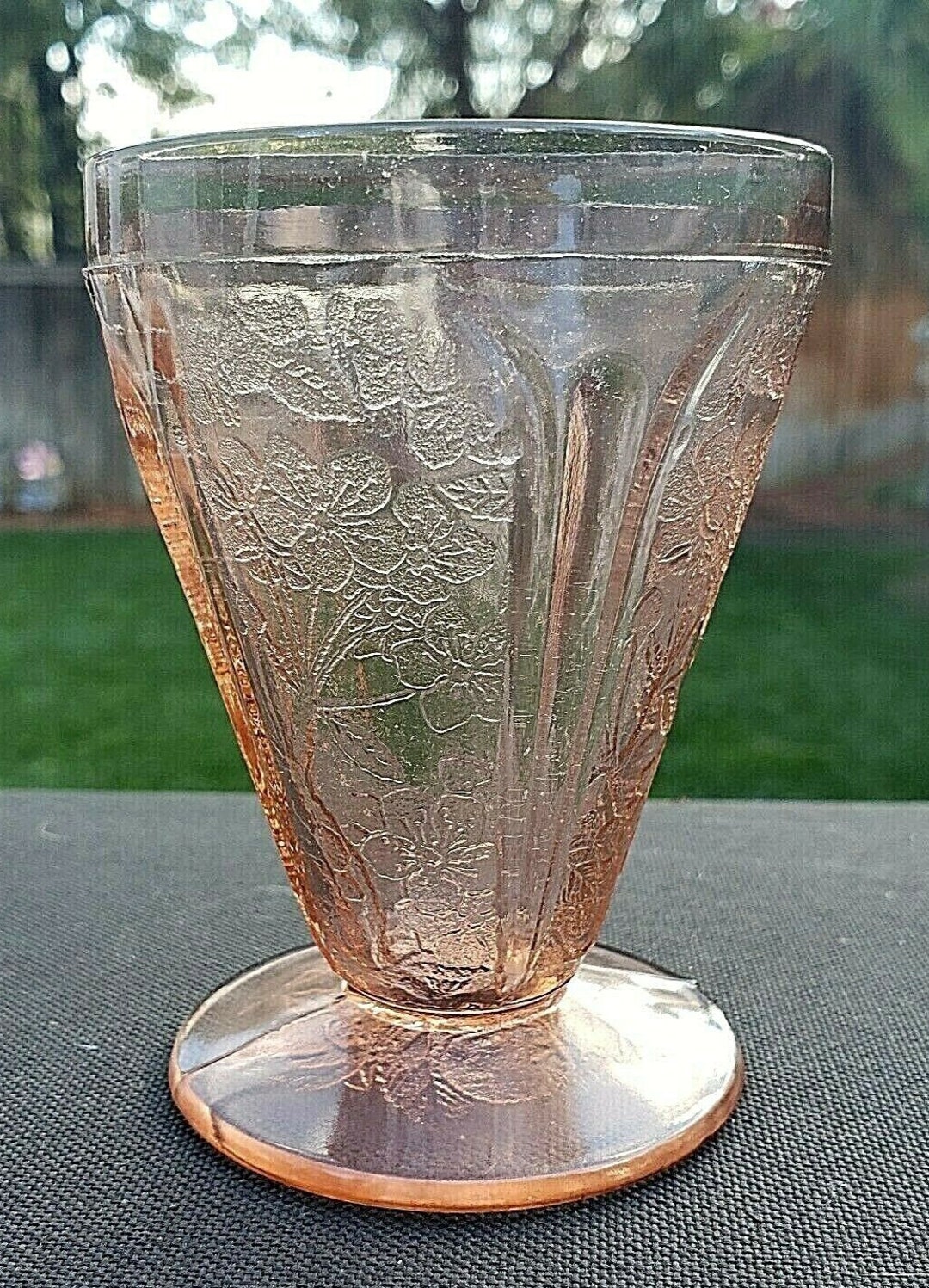 Pink Cherry Blossom Footed Juice - Etsy