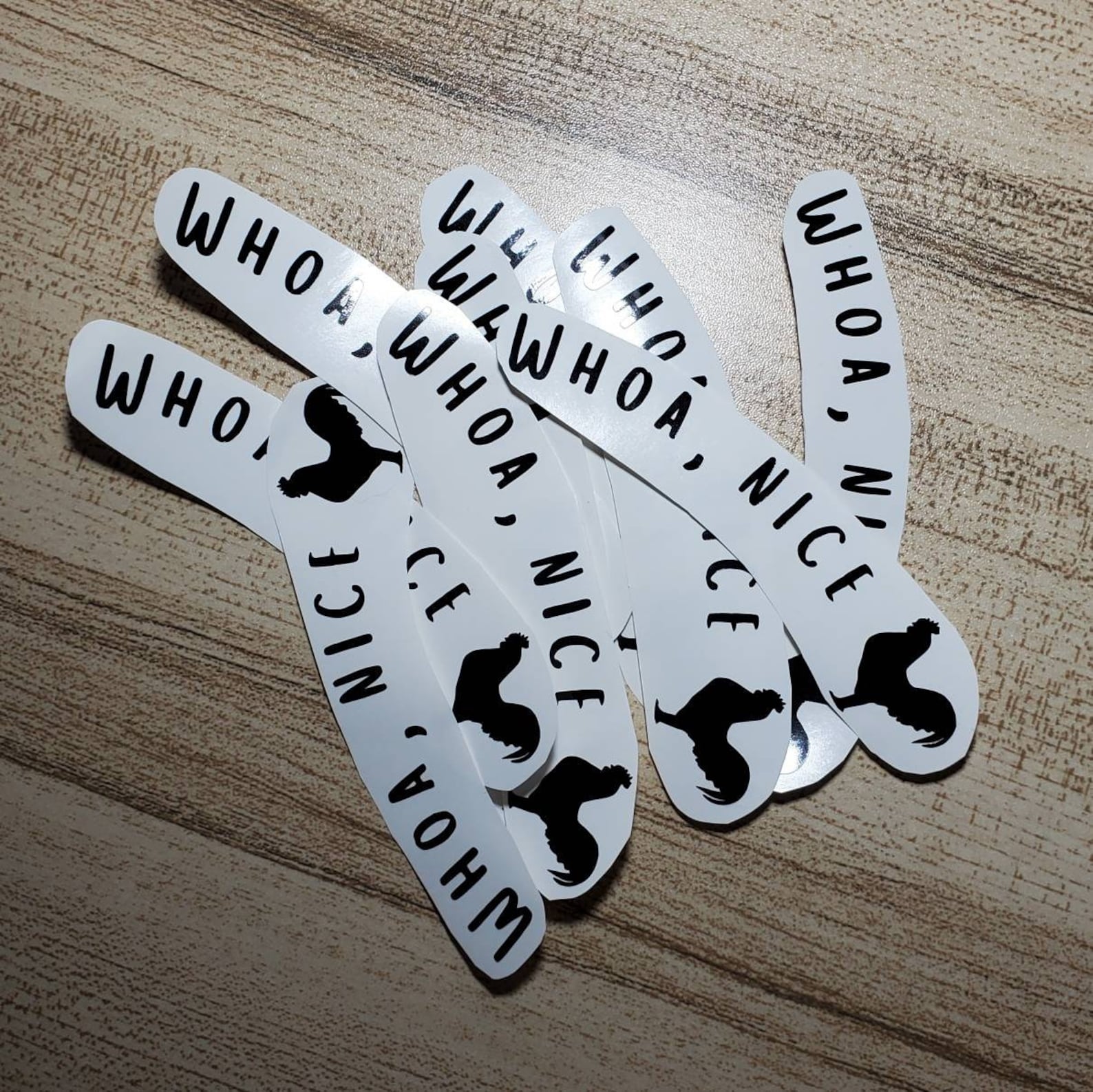 Whoa Nice Cck Toilet Seat Decal - Etsy