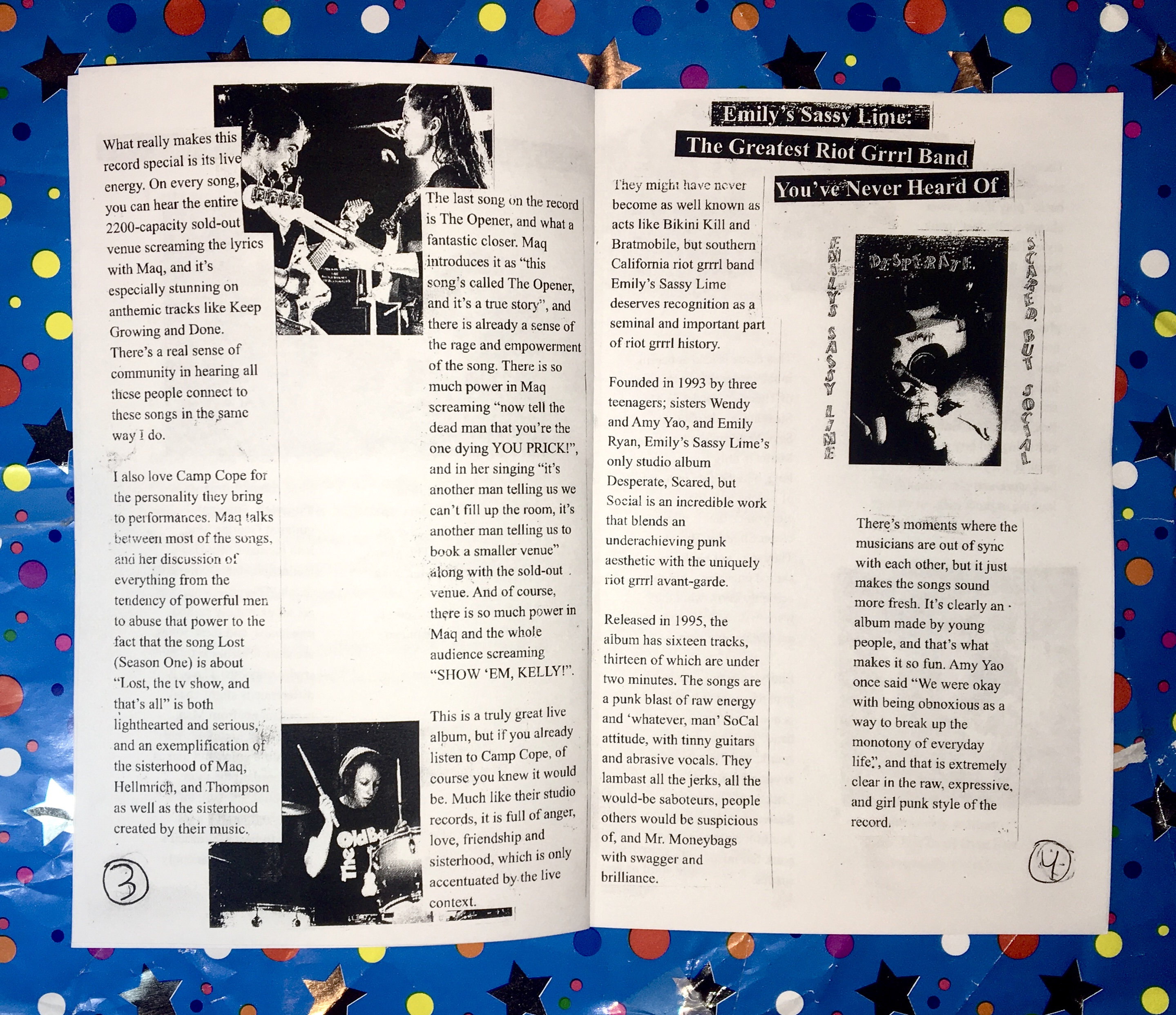 The Girl Band Issue Cult Classic Zine Volume 2 Issue 4 - Etsy