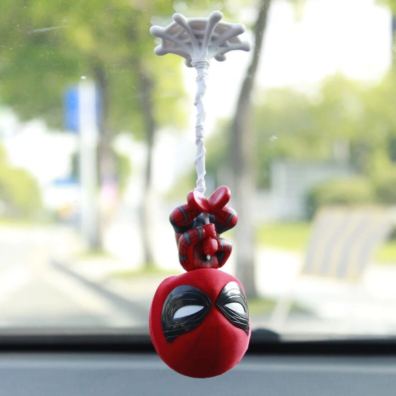 Q Version Spider Man Spiderman Hanging Rope Doll Spider Man - Etsy
