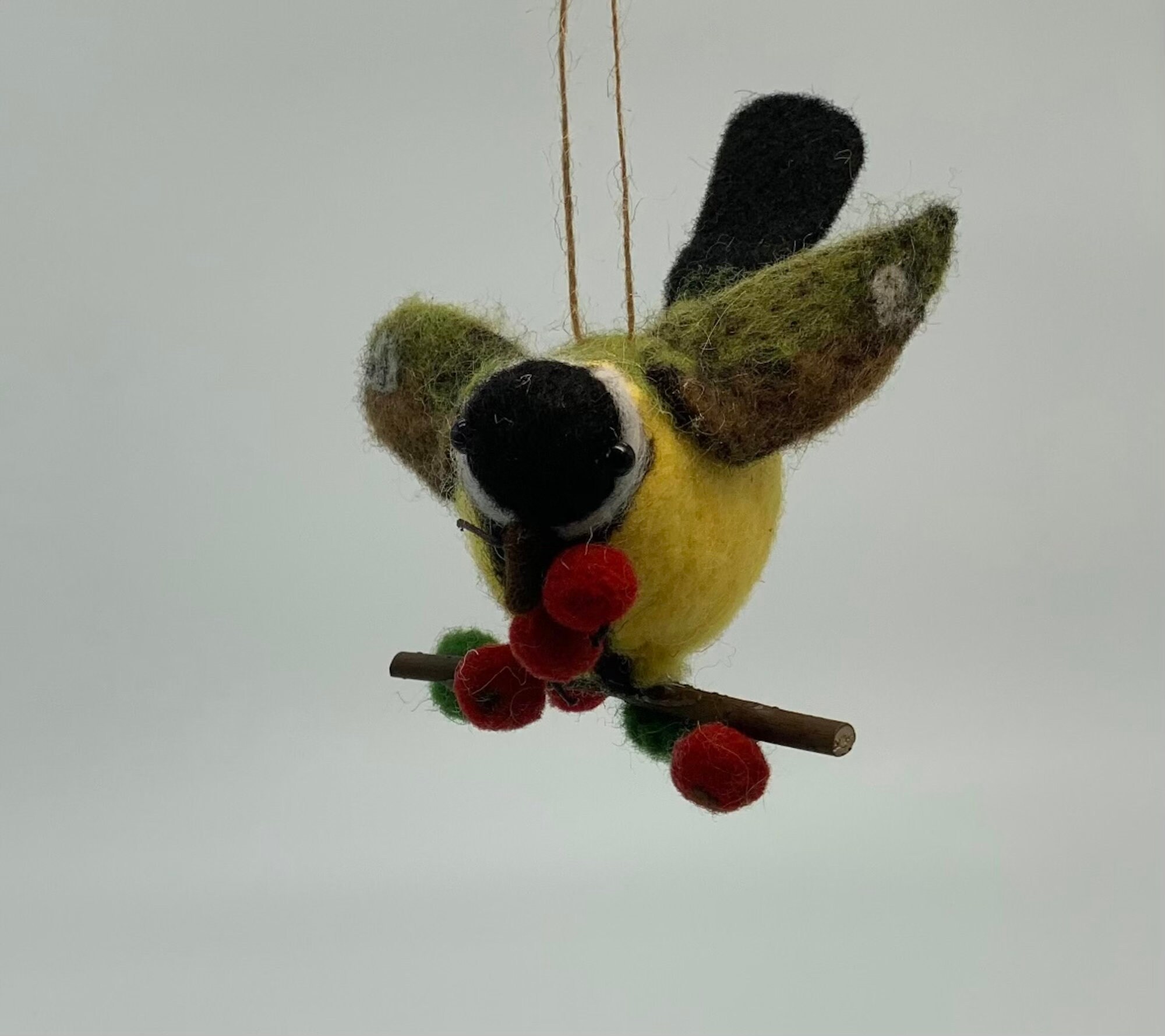 Needle Felted Spring Birds 2 Pc Set, Handmade Spring Birds, Collectable ...