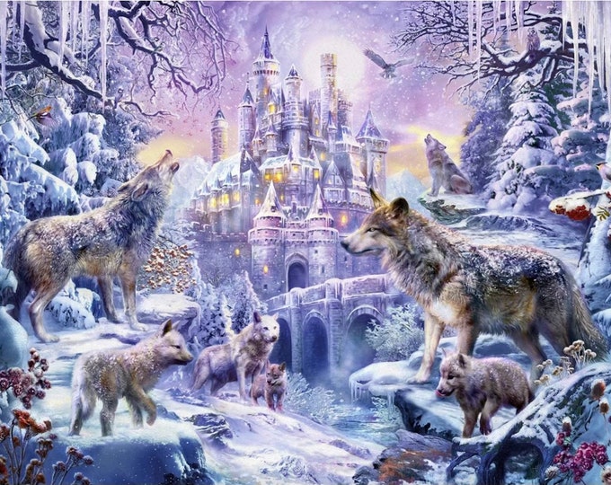 Winter Wonder Land Puzzle, Castle Wolves, 1000 Piece Jigsaw Puzzle ...