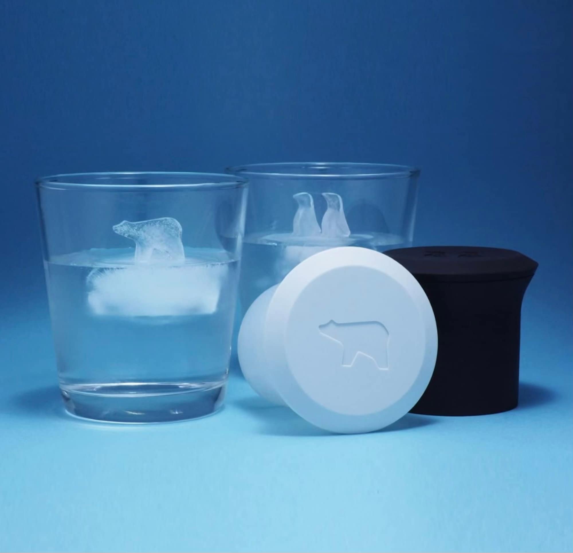 Polar Bear and Penguin Shape Ice Cube Molds Animals Novelty - Etsy