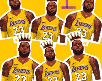 Lebron Sticker - Etsy