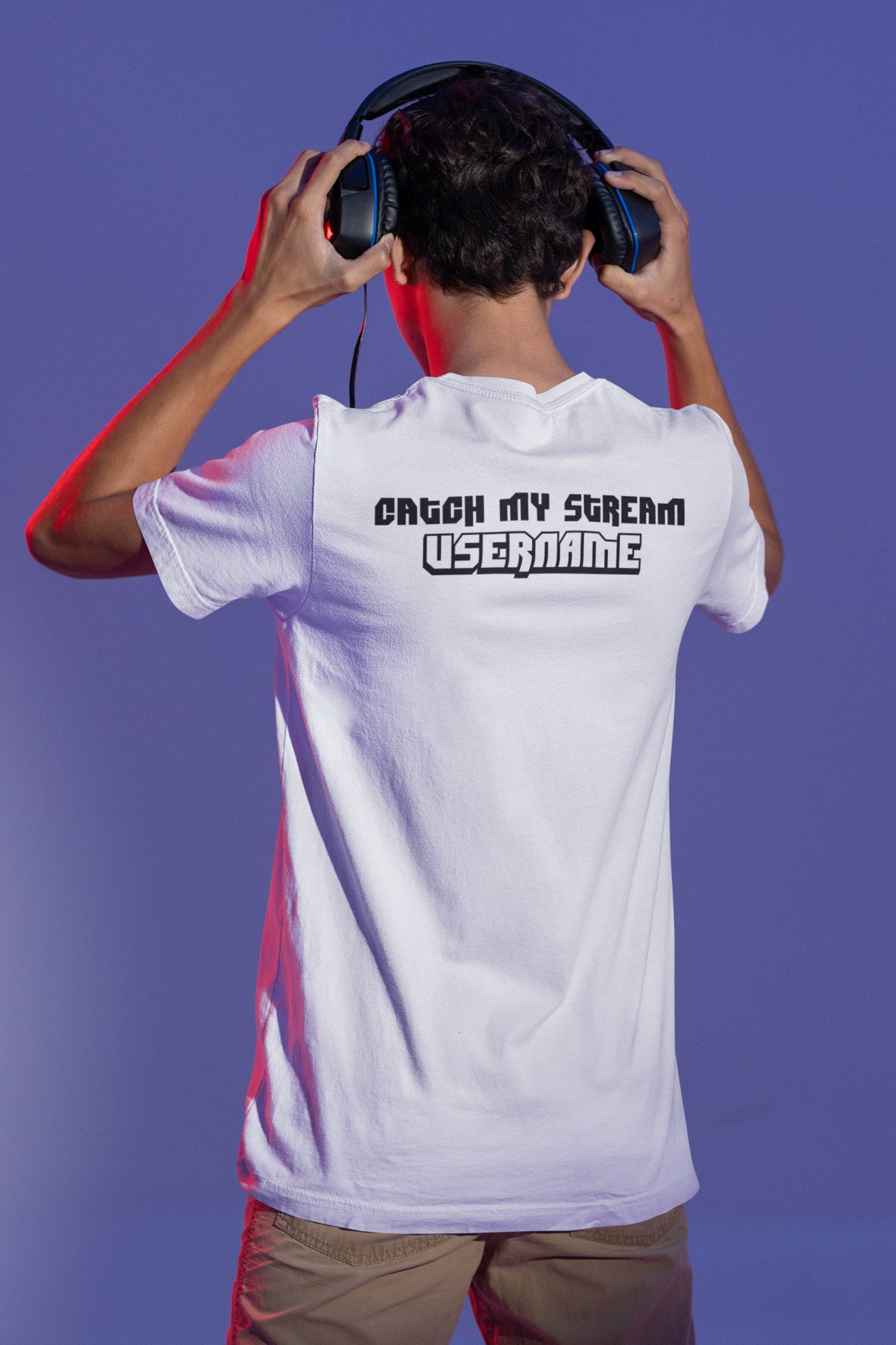 Custom Twitch and KICK Channel Logo Shirt Twitch and KICK Customised ...