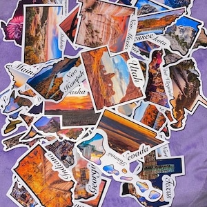 50 States Sticker| All States Sticker - Etsy