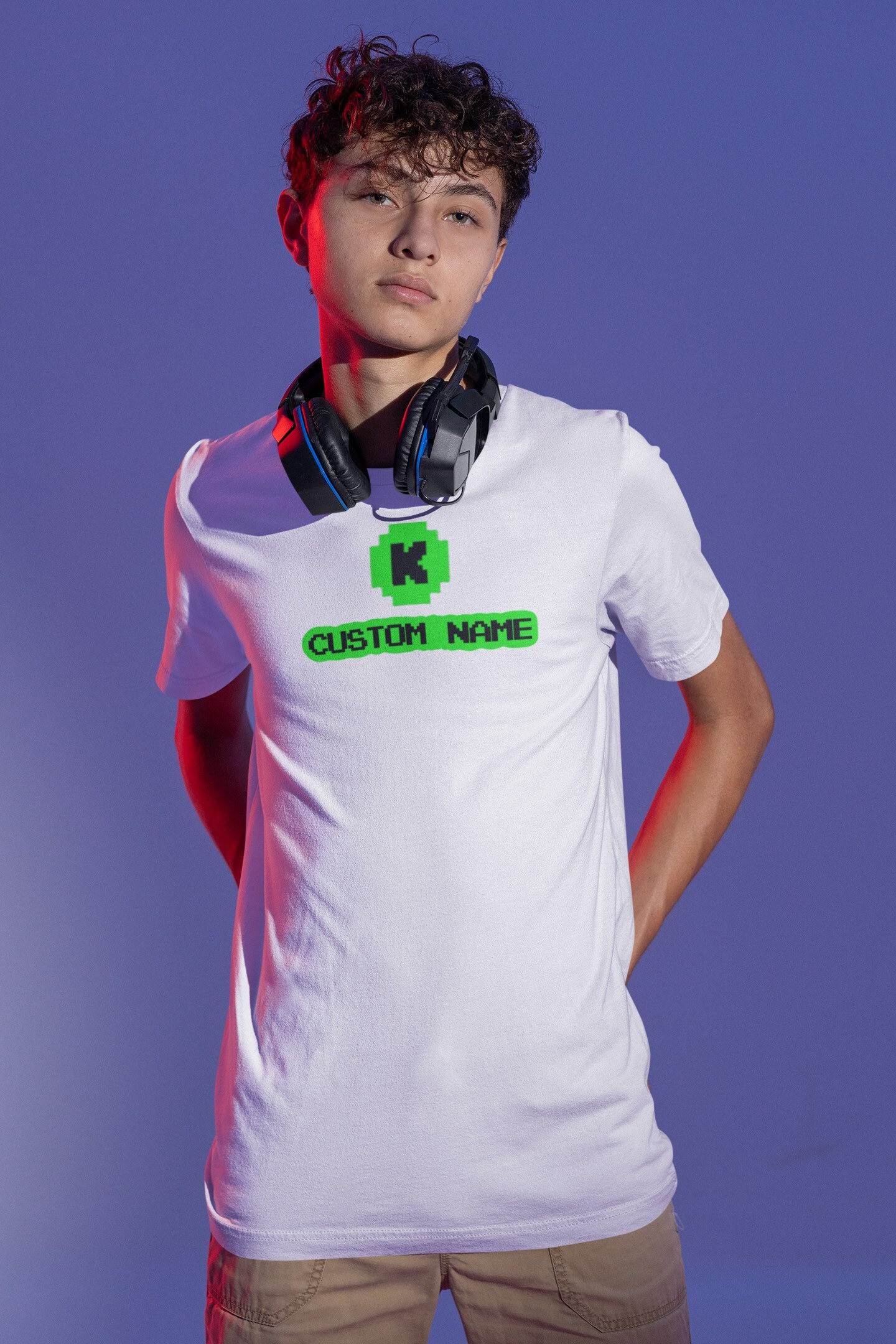 Custom KICK Channel Logo Shirt | KICK Customised Channel Name ...