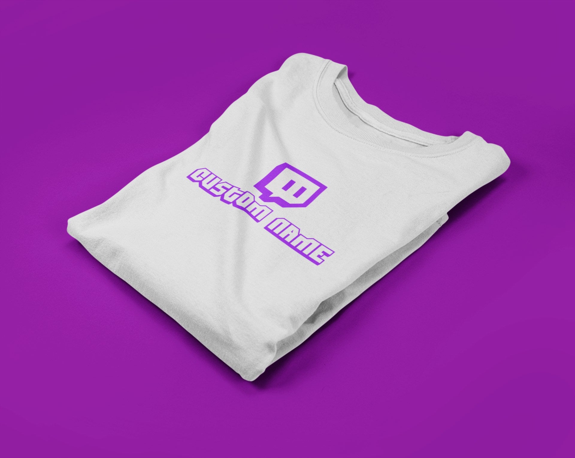 Custom Twitch Channel Logo Shirt | Twitch Customised Channel Name ...