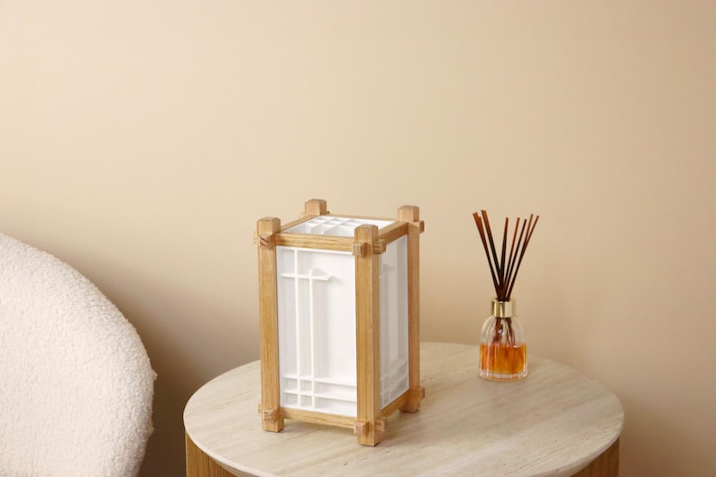 Shoji Lamp, Japanese Style, Minimal Light - Etsy